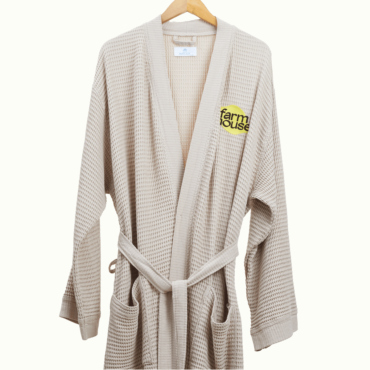Farmhouse Signature Waffle Robe – Nomada Deco