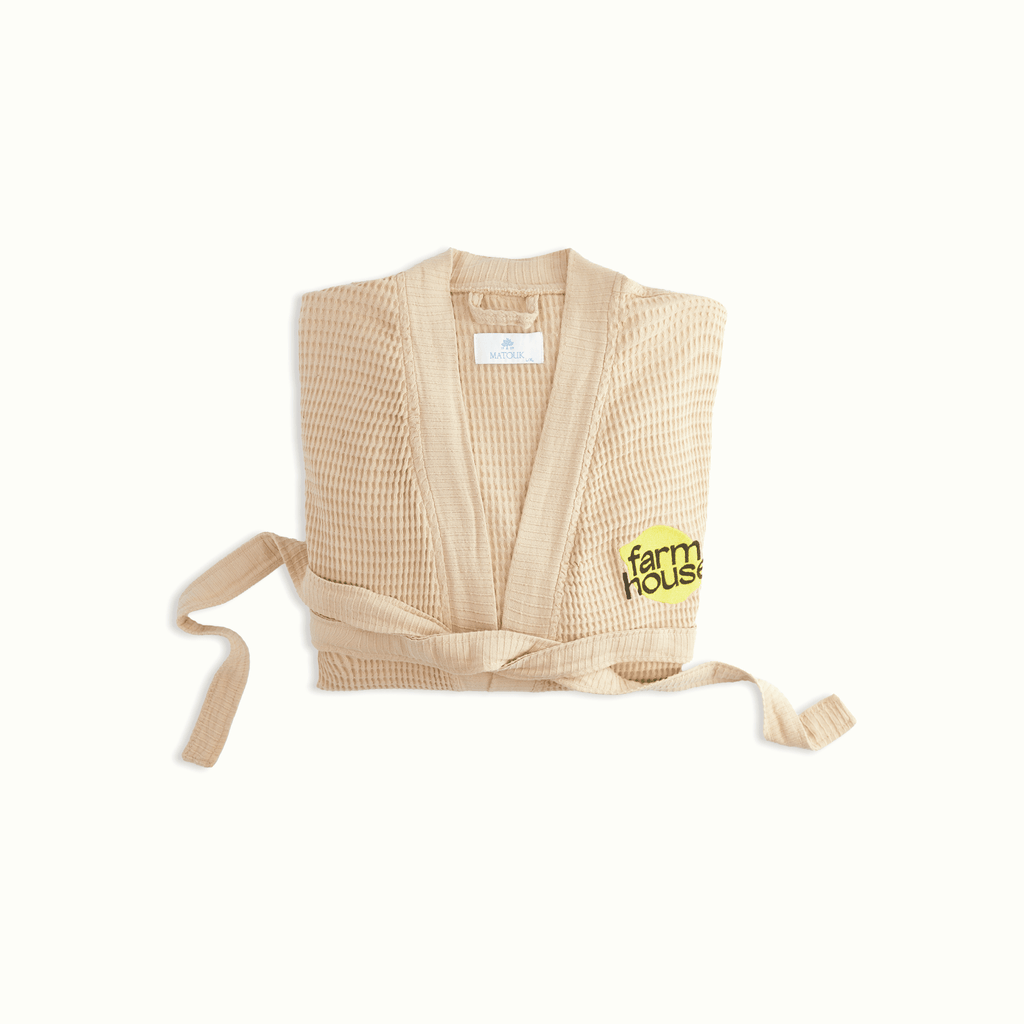 Farmhouse Signature Waffle Robe – Nomada Deco