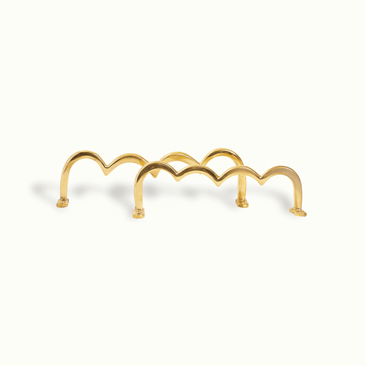 Brass Scalloped Handle – Nomada Deco