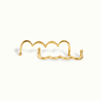 Brass Scalloped Handle – Nomada Deco