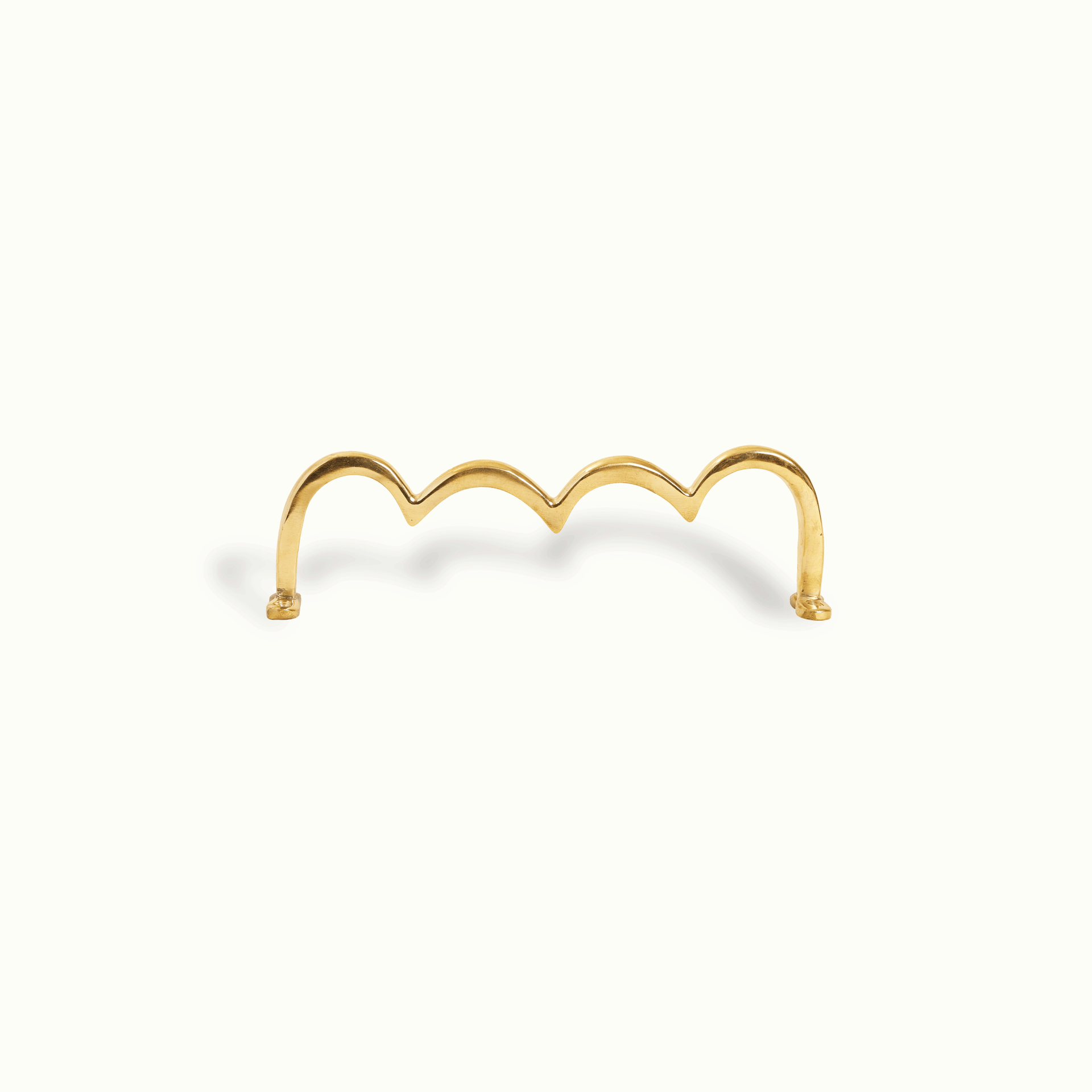 Brass Scalloped Handle – Nomada Deco