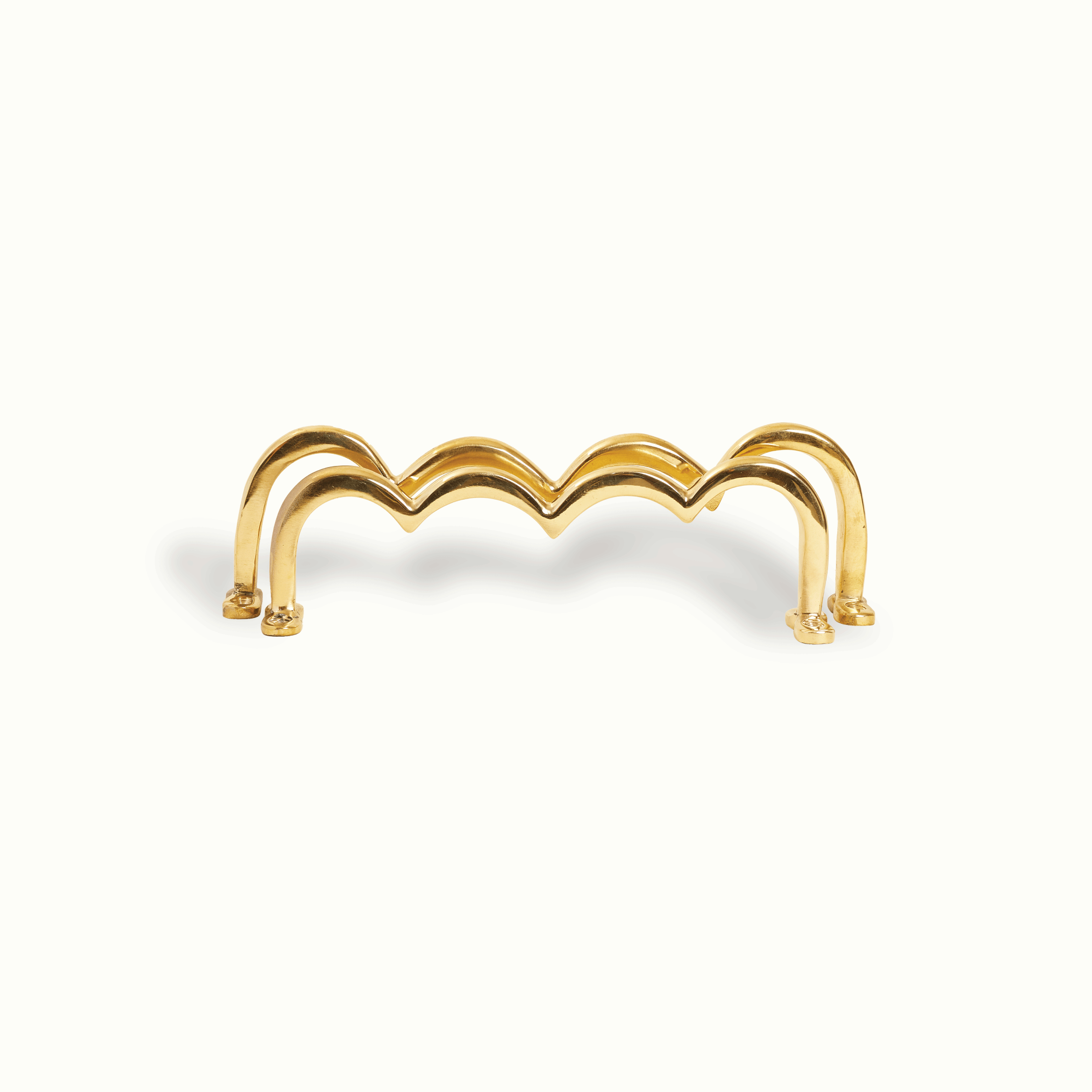 Brass Scalloped Handle – Nomada Deco