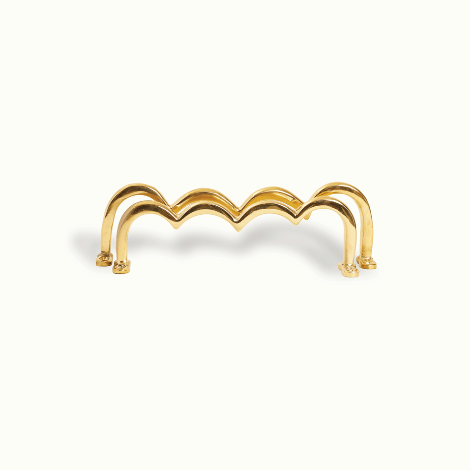 Brass Scalloped Handle – Nomada Deco